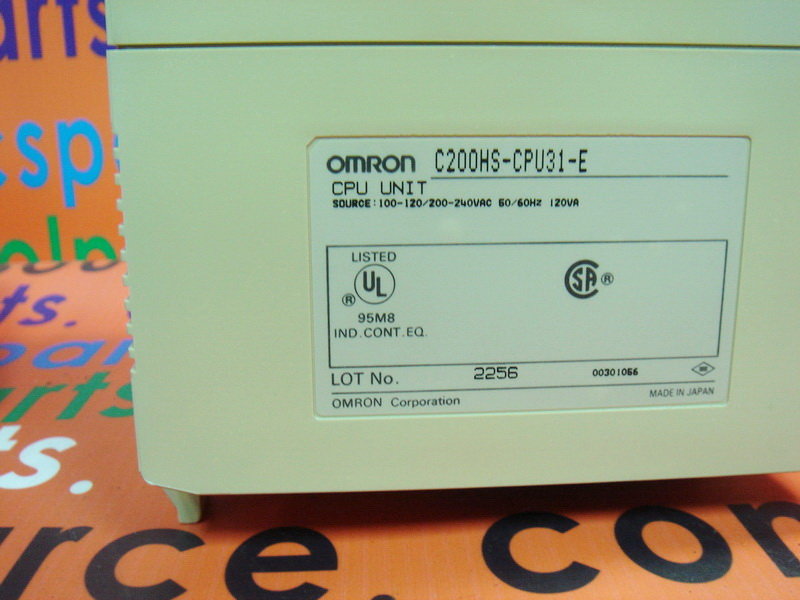 OMRON C200HS-CPU31-E - 裕益科技自動化設備可程式編碼器PLC分散式控制系統DCS